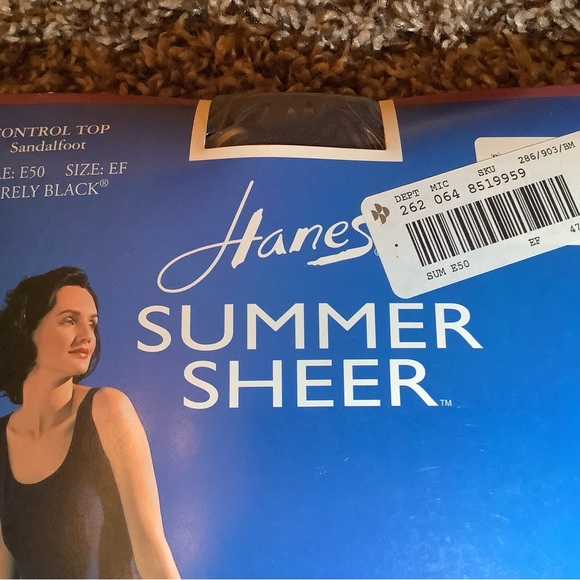 Hanes | Accessories | Hanes Summer Sheer Control Top Pantyhose Barely ...
